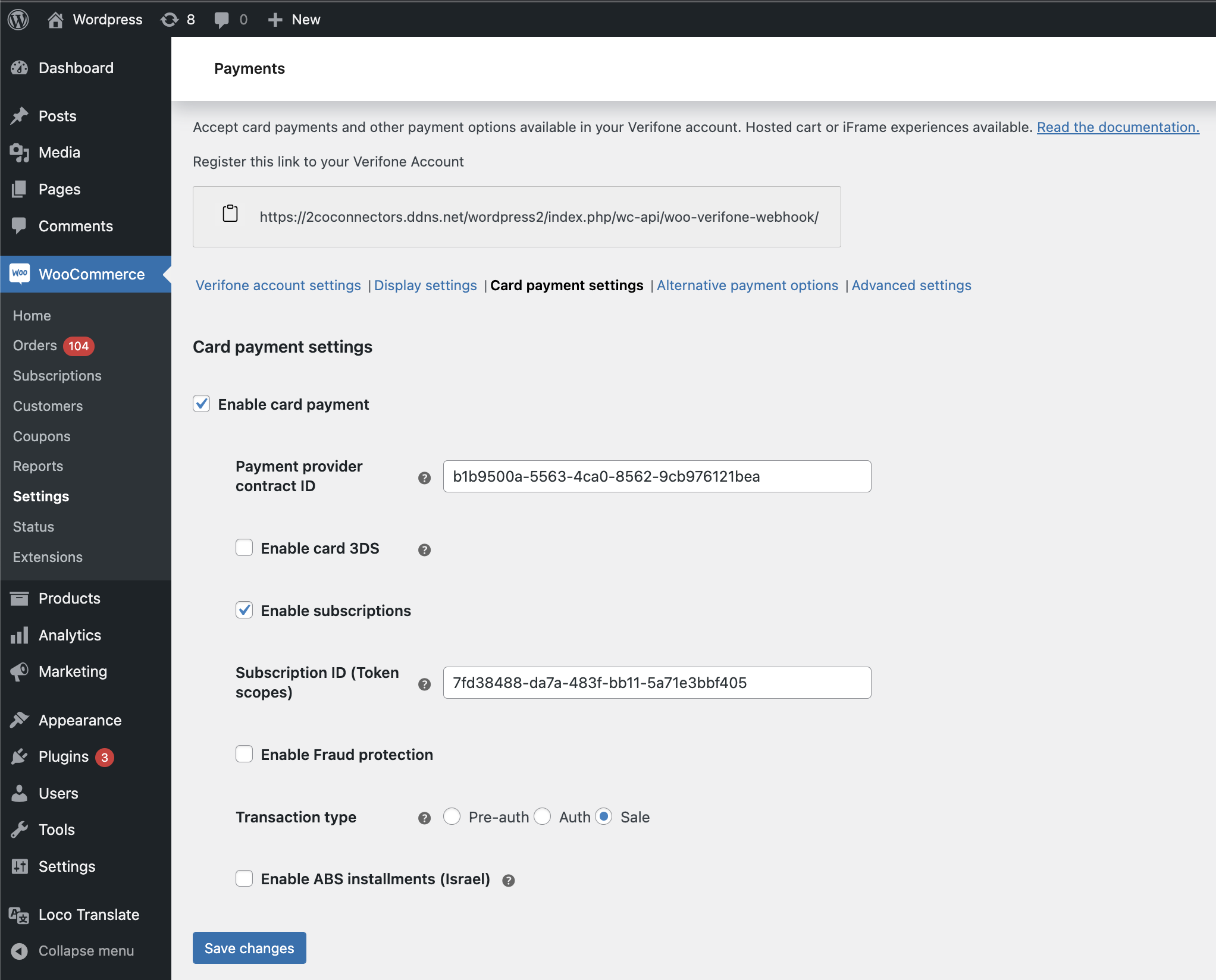 WooCommerce Plugin Integration | Online payments | Verifone Developer Portal